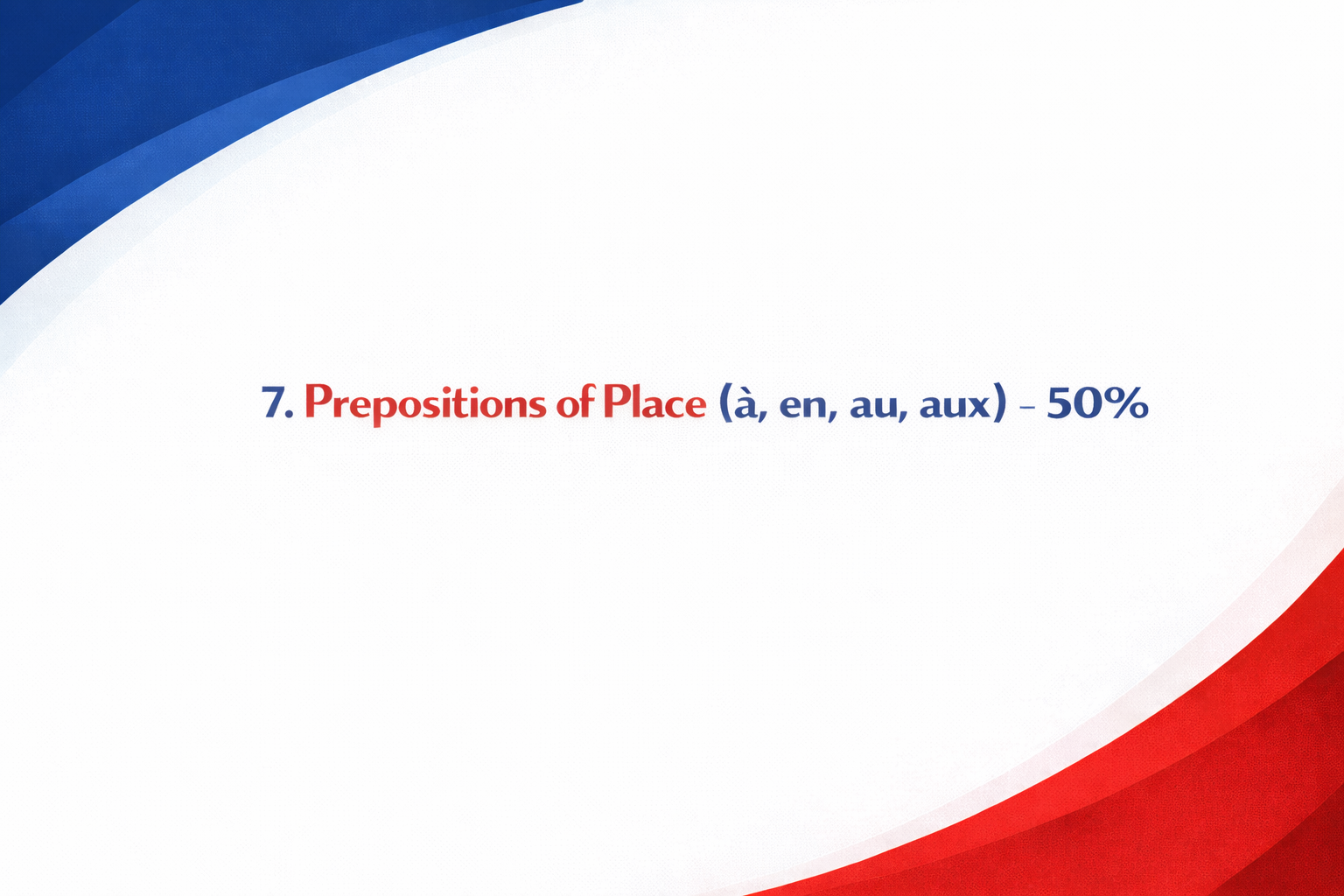 Prepositions of Place - French IB Hub