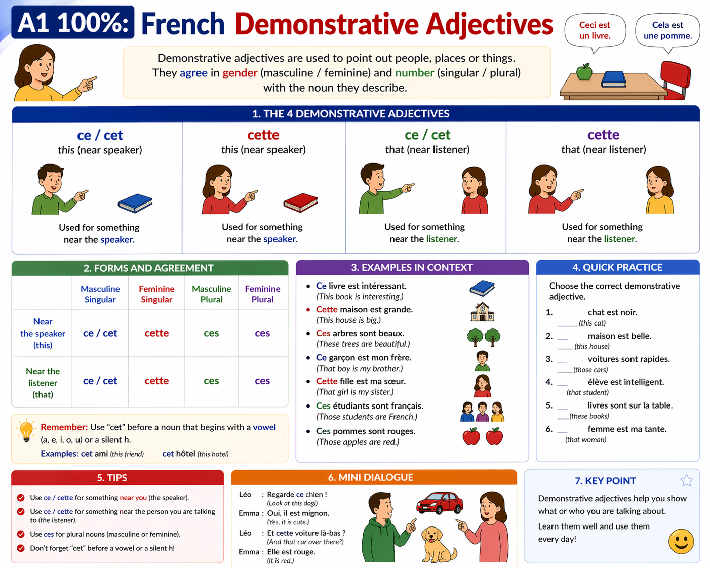 Demonstrative Adjectives - French IB Hub